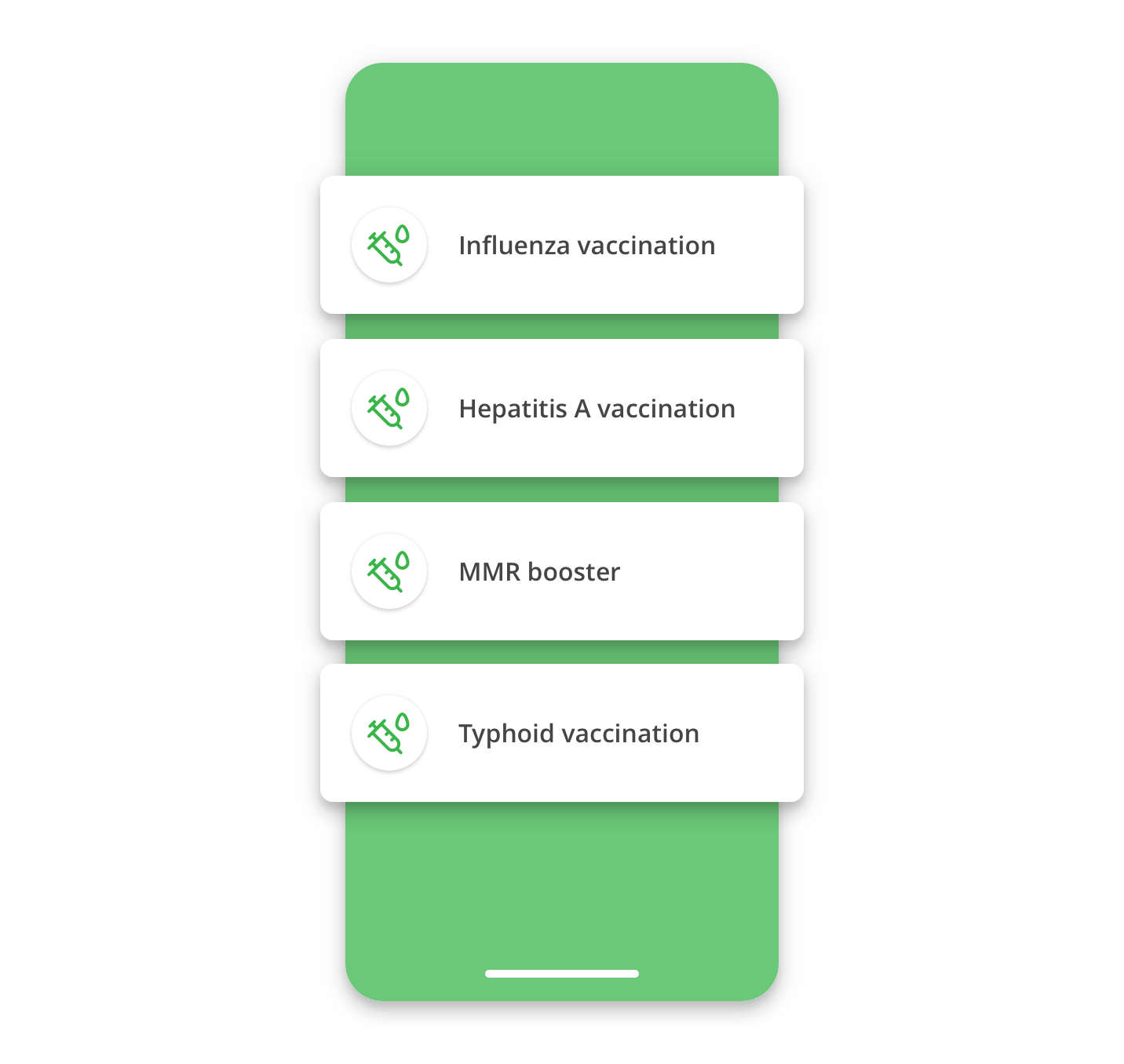 Vaccination Immunisation Record - Evergreen Life