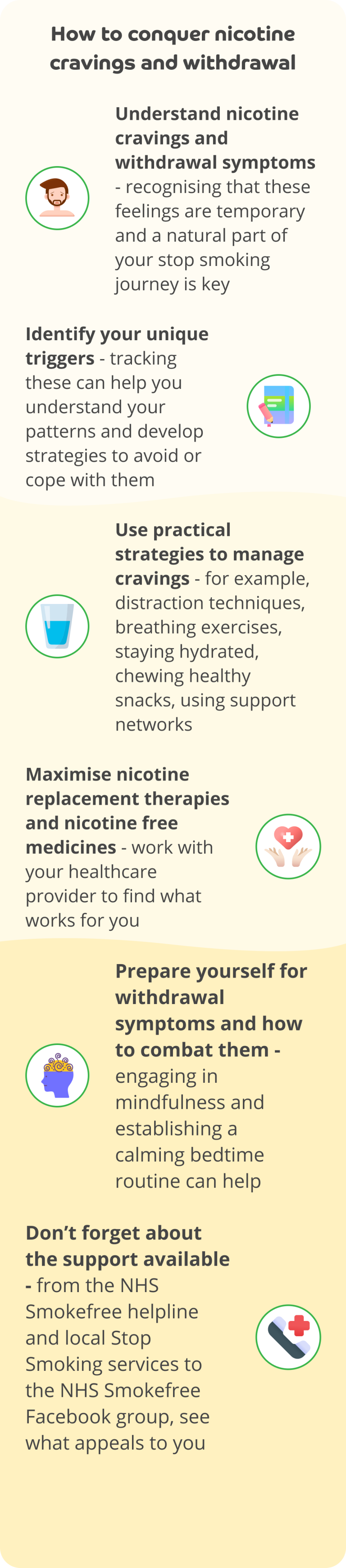 How to deal with nicotine cravings and withdrawal - Evergreen Life